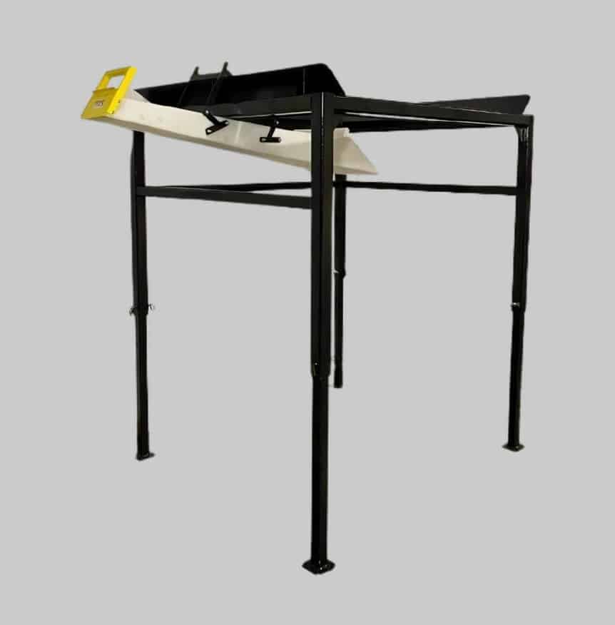 Stand_with_chute-revised | Seedbox Solution